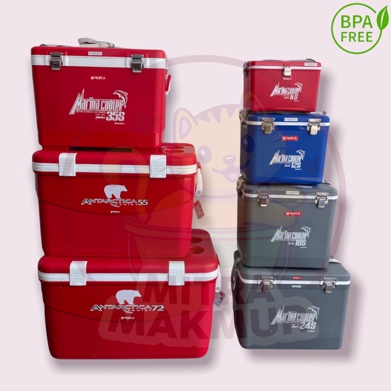 Jual LION STAR - Marina Cooler Box 6s, 12s, 18s, 24s, 35s, 55s, 72s ...