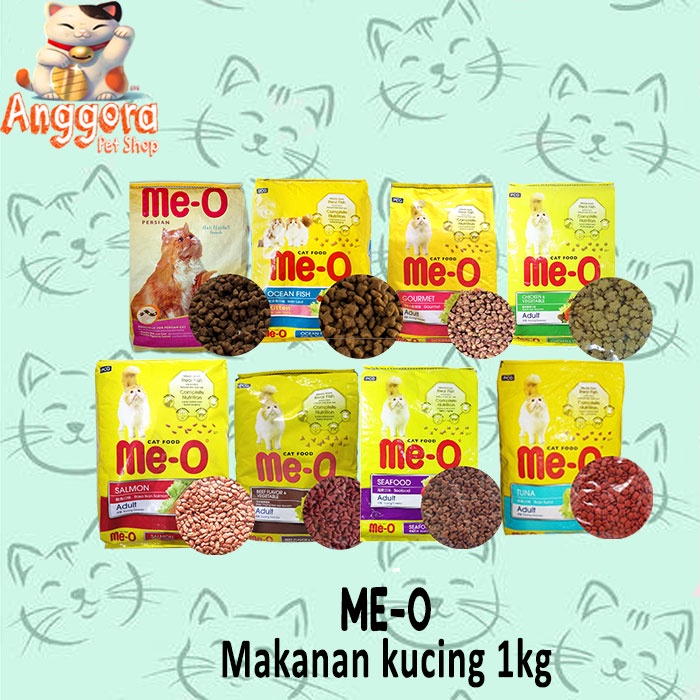 Jual Makanan Kucing murah MEO 500gr - 1kg ALL VARIAN | Shopee Indonesia