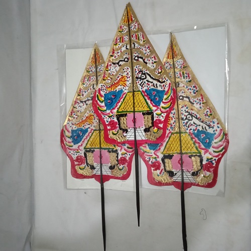 Jual Gunungan Kayon Wayang Kulit Tinggi Keseluruhan 50 Cm 1pcs | Shopee ...