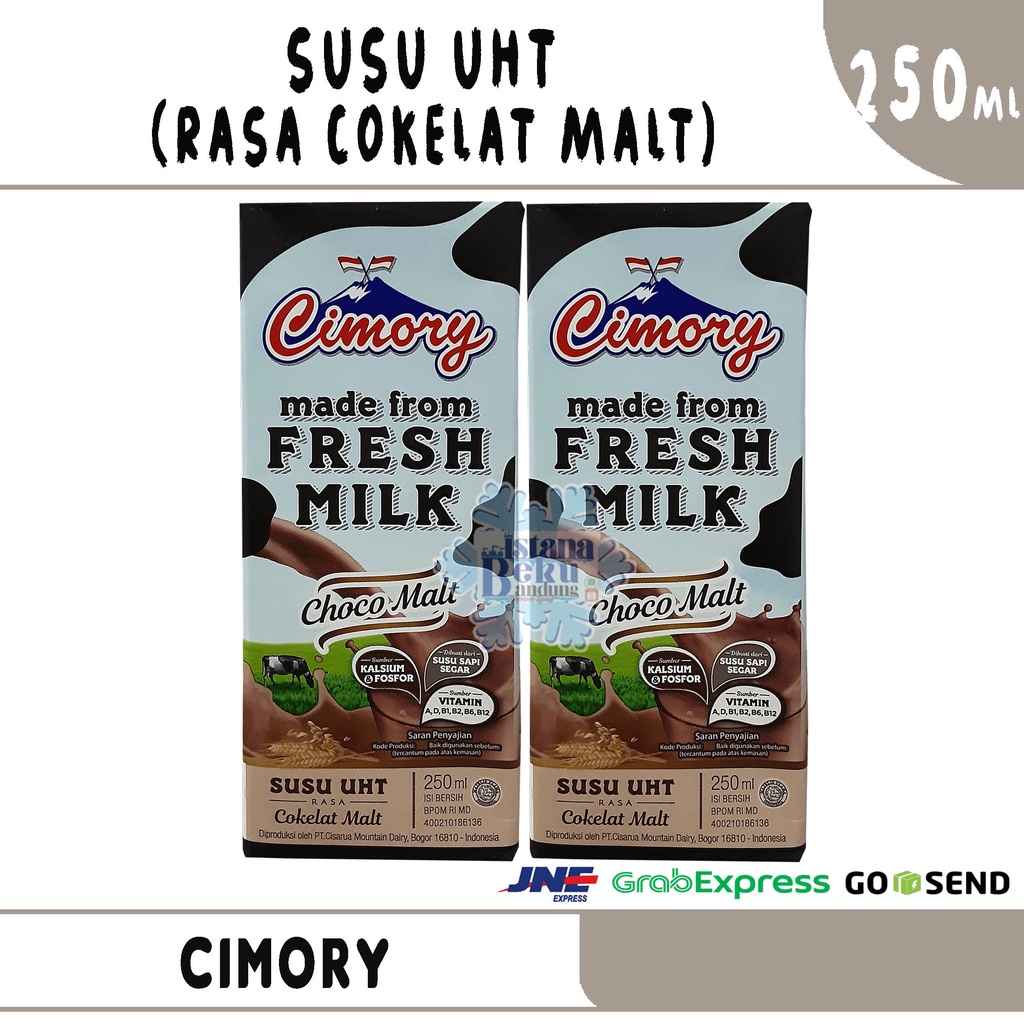 Jual Cimory Susu UHT Choco Malt 250ml | Shopee Indonesia