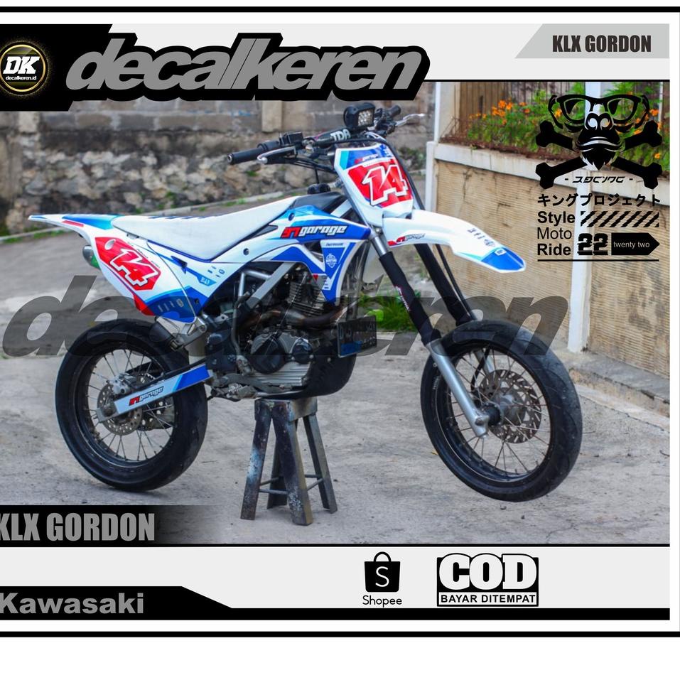 Jual Menarik.. decal dekal stiker klx gordon bf dt termurah | Shopee ...