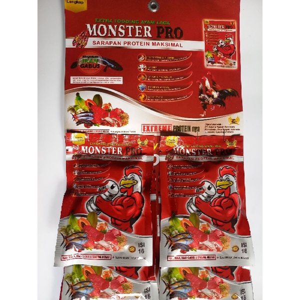 Jual Monster Pro Jamu Ayam 1Renteng | Shopee Indonesia