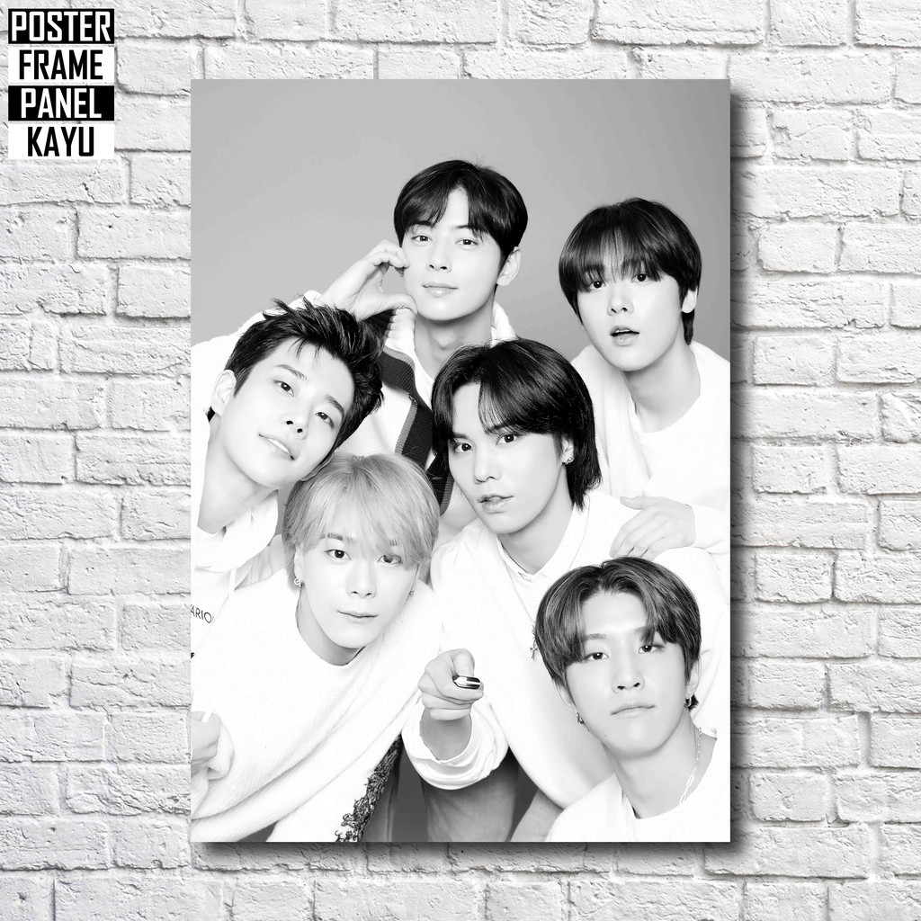 Jual Poster ASTRO Happy Astro Day Frame Kayu Solid A4 ASR011 | Shopee ...