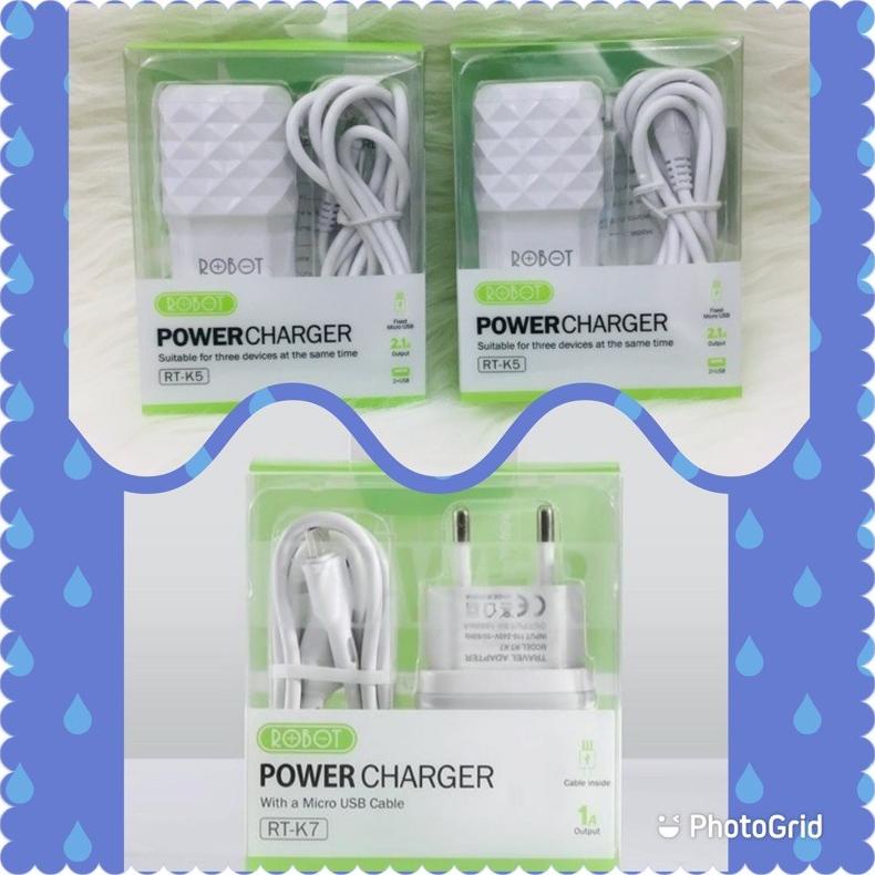 Jual Charger Robot Rt-K5 Rt-K7 Dual 2 Usb 2.1A 1A Rtk5 Rtk7 Original ...