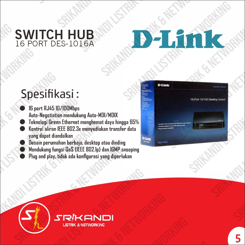 Jual SWITCH HUB D-LINK 16 PORT | Shopee Indonesia
