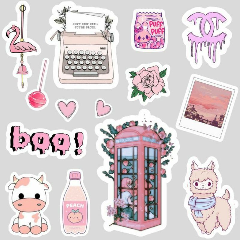Jual STICKER AESTHETIC STIKER TUMBLR AESTHETIC STICKER CASE STICKER ...