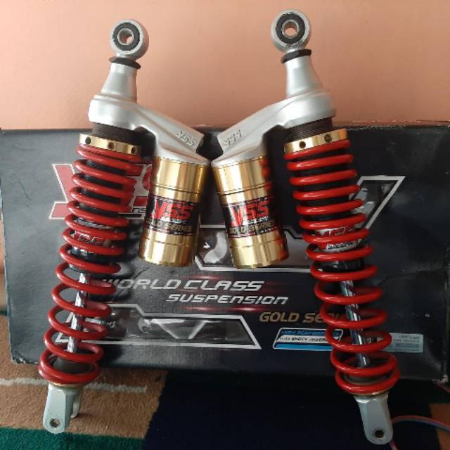 Jual Shock yss g-series gold ukuran 335mm . Pcx lokal | Shopee Indonesia