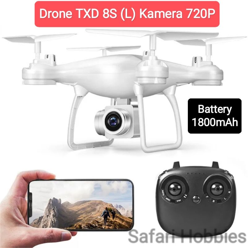 Jual Drone TXD 8S (L) Kamera FPV 1280x720px | Shopee Indonesia