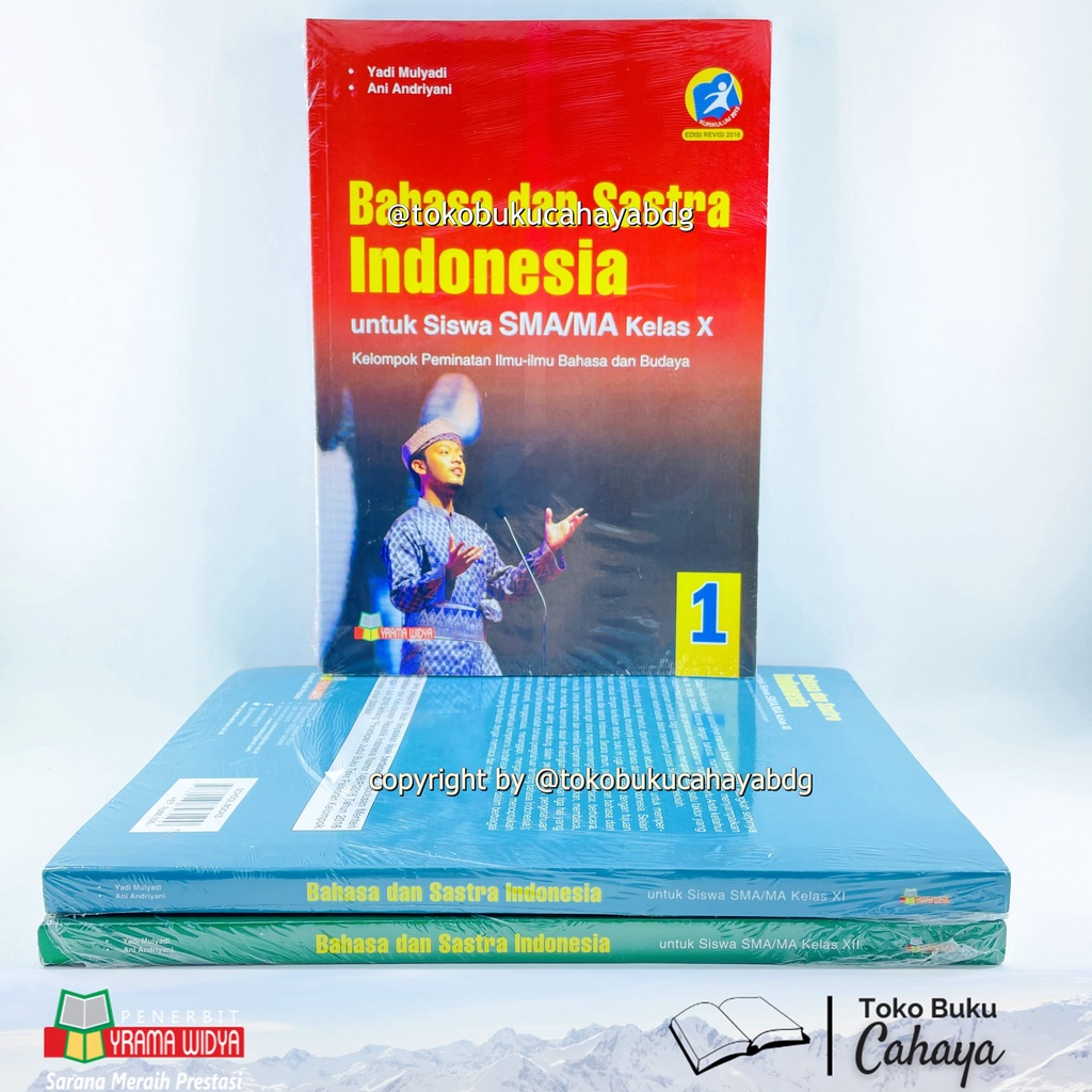 Jual Buku Bahasa Dan Sastra Indonesia uintuk Siswa SMA/MA Kelas X Peminatan Yrama Widya | Shopee ...