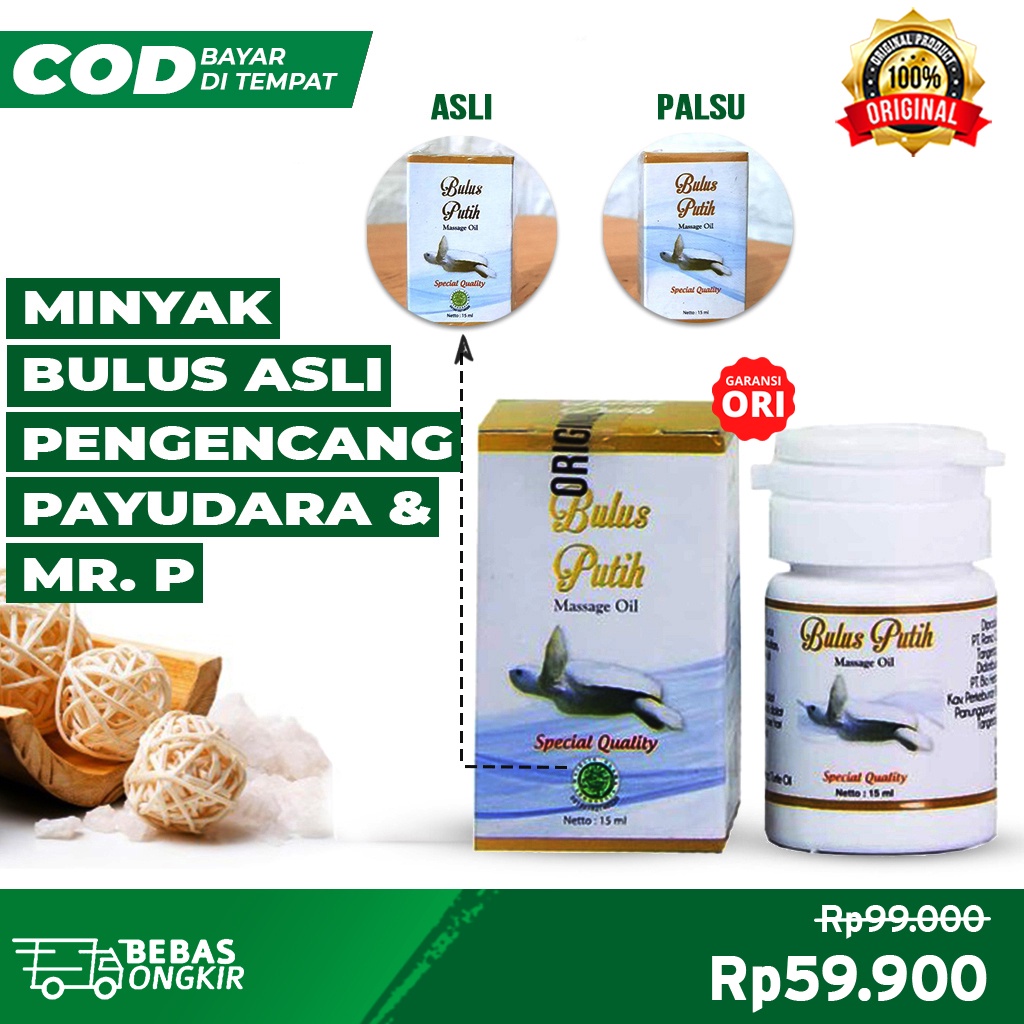 Jual Minyak Bulus Putih Original Pembesar Payudara Ampuh Permanen dan ...