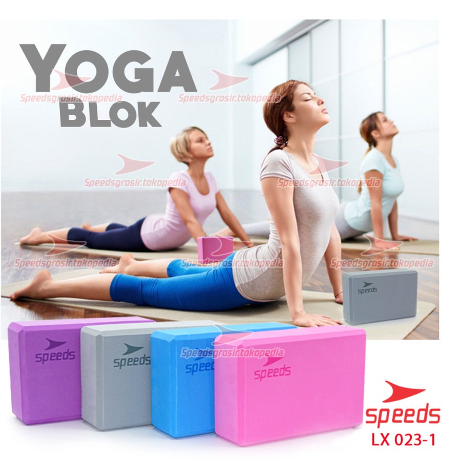 Jual Balok Yoga Bantal Bantalan Brick Block Yoga Pilates Polos EVA ...