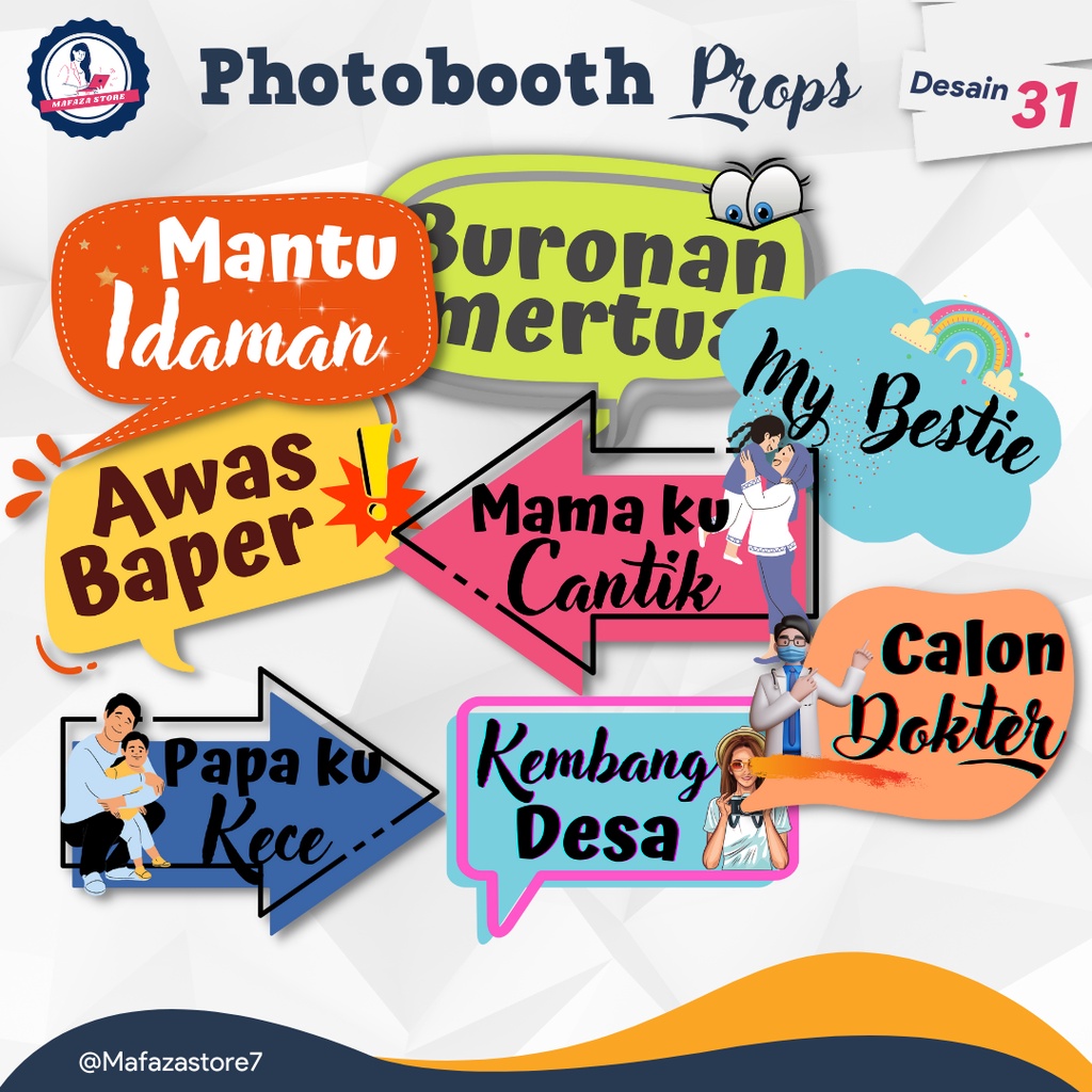 Jual Photobooth Props / Properti wedding / Properti Graduation ...
