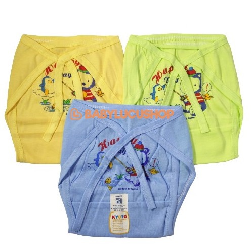 Jual Popok Baby Kyoto Sablon Warna Dan Sablon Putih 1 Lsn l 12Pcs ...