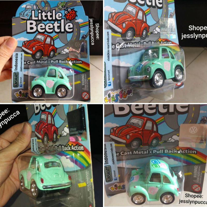 Jual KINSFUN LITTLE VAN VW VOLKSWAGEN LITTLE BEETLE BY KINSMART CUTE ...