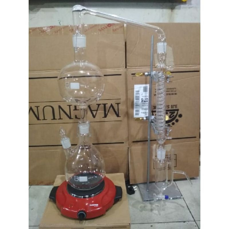 Jual Destilasi essential oil minyak atsiri 500 ml full set | Shopee ...