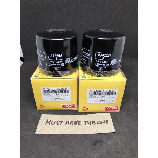 Jual Filter oli oil kia picanto visto carens rio timor s515 sephia atoz ...