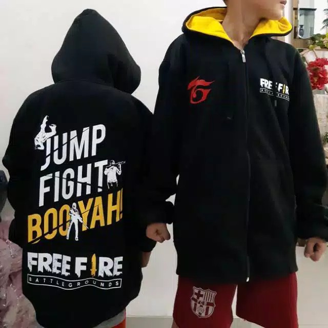 Jual Jaket Free Fire / Sweater Free Fire / Hoodie Free Fire / Jaket ...