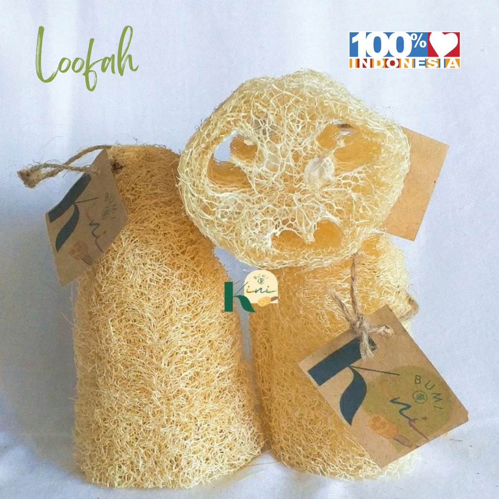Jual Loofah Gambas Kering Shower Puff Sabut Emes Scrub Badan Spons ...