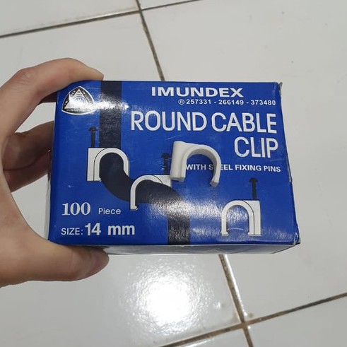 Jual Klem Kabel IMUNDEX no 4, 5, 6, 7, 8, 9, 10, 12, 14, 17 mm dan paku ...