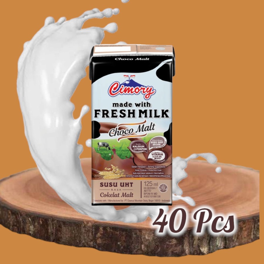 Jual Susu Cimory Choco malt 125 ml X 40 pcs ( 1 karton ) | Shopee Indonesia