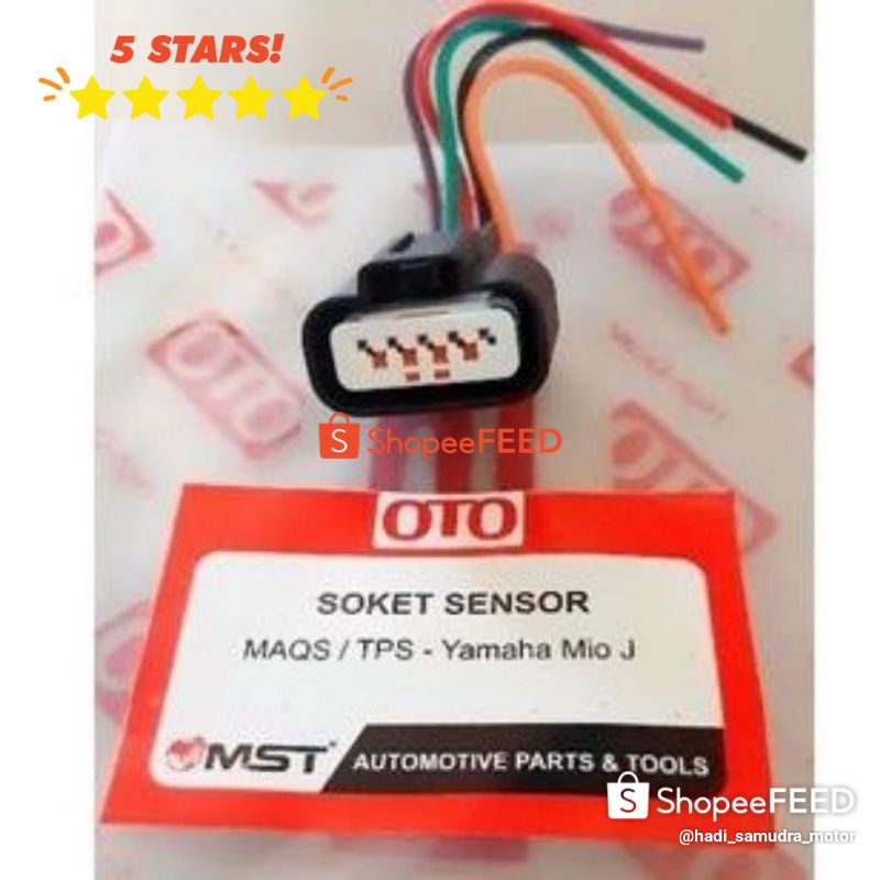 Jual SOKET KABEL SENSOR MAQS SENSOR TPS MIO J NMAX NEW VIXION AEROX R ...