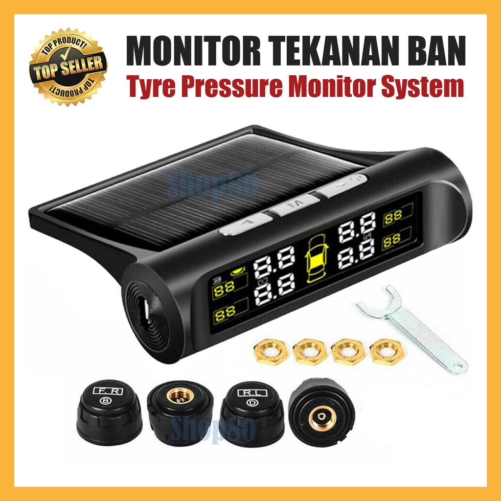 Jual TPMS Monitor Tekanan Udara Angin Ban Mobil Digital Tire Pressure ...