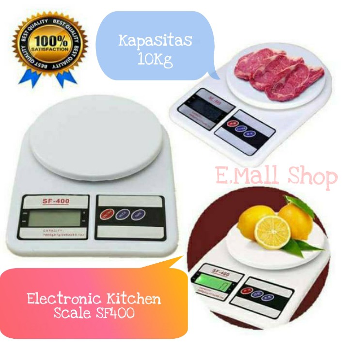 Jual Timbangan Digital / Electronic Kitchen Scale 10Kg - SF400 | Shopee ...