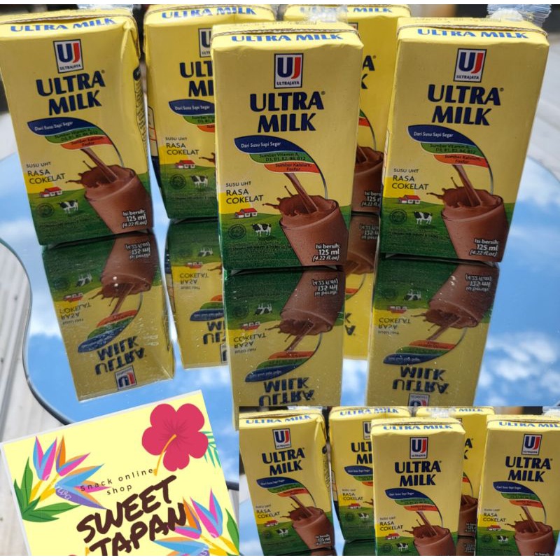 Jual PROMO!!! SUSU ULTRA 125 ML ISI 40 SUSU ULTRA COKLAT....susu anak ...