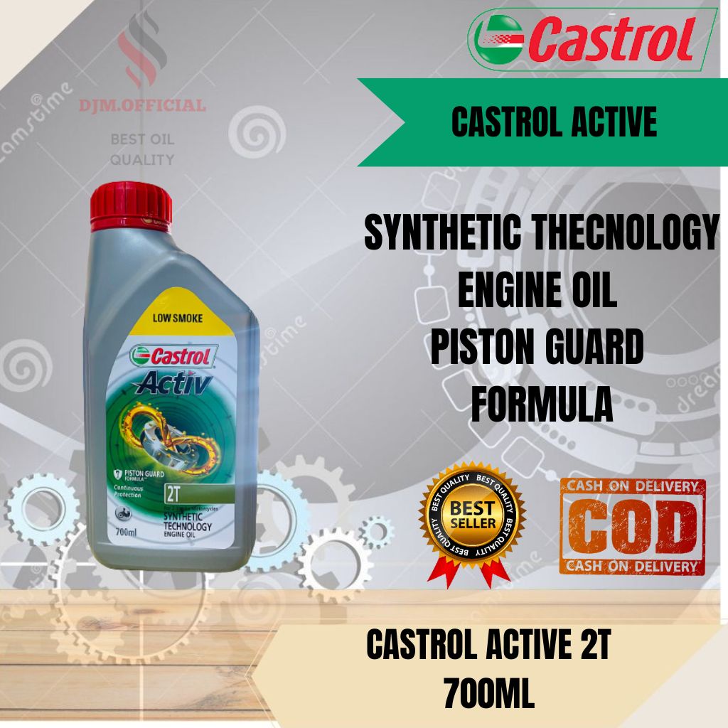 Jual OLI SAMPING OIL CASTROL ACTIVE LOW SMOKE OLI CASTROL 2TAX OLI ...