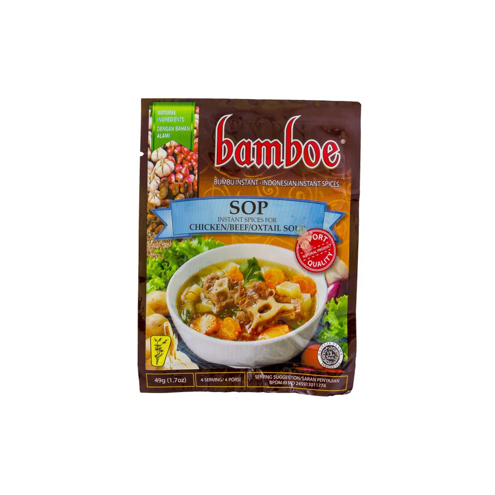 Jual Bamboe Bumbu Dapur Sop Instant 49 gr | Shopee Indonesia