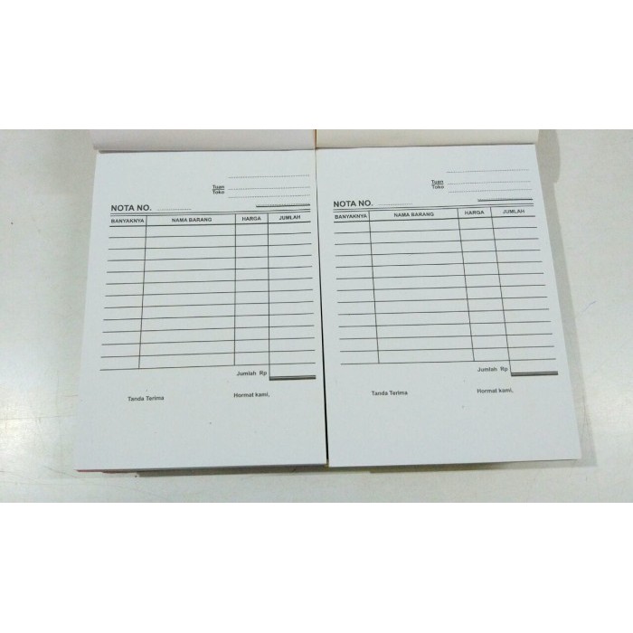 Jual READY NOTA KONTAN HVS 1 PLY 50 LEMBAR LOCOMOTIF . UKURAN KECIL ...