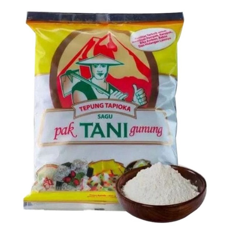 Jual Tepung Tapioka Cap Pak Tani Gunung 500 gram | Shopee Indonesia