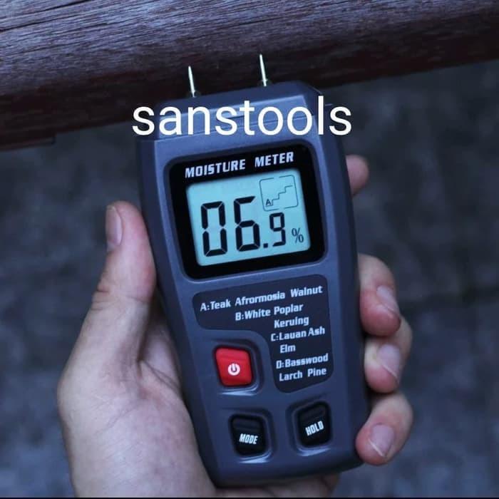 Jual Bside EMT01 mini MC tusuk alat tes kadar air kayu moisture meter ...