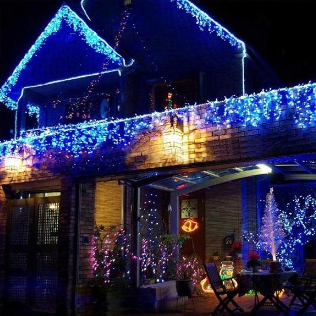 Jual Lampu String 200 Led 22M Tenaga Surya Untuk Dekorasi Pohon Natal ...