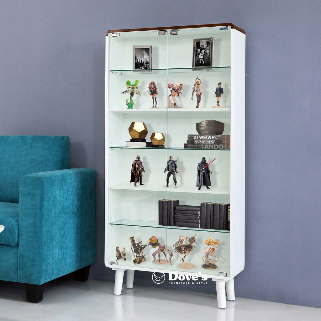 Jual RS 044 Wide - Rak Kaca - Rak Koleksi - Rak Pajangan - Lemari Kaca ...