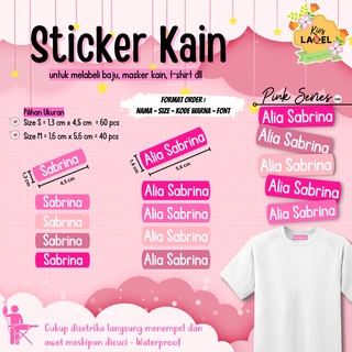 Jual Stiker Kain Pink Series | Shopee Indonesia