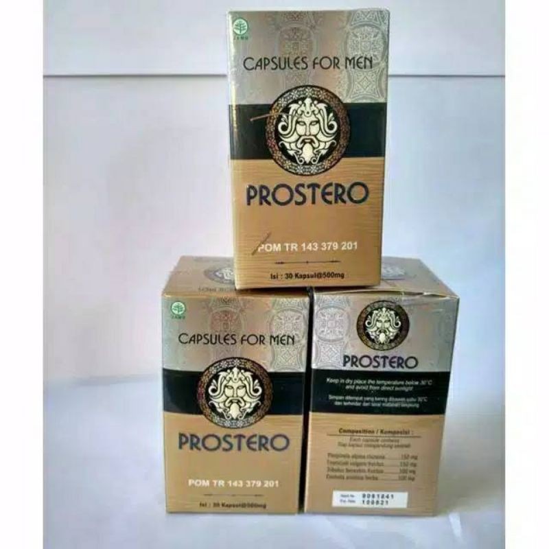 Jual PROSTERO ASLI ORIGINAL KAPSUL HERBAL OBAT PROSTAT BPOM | Shopee ...
