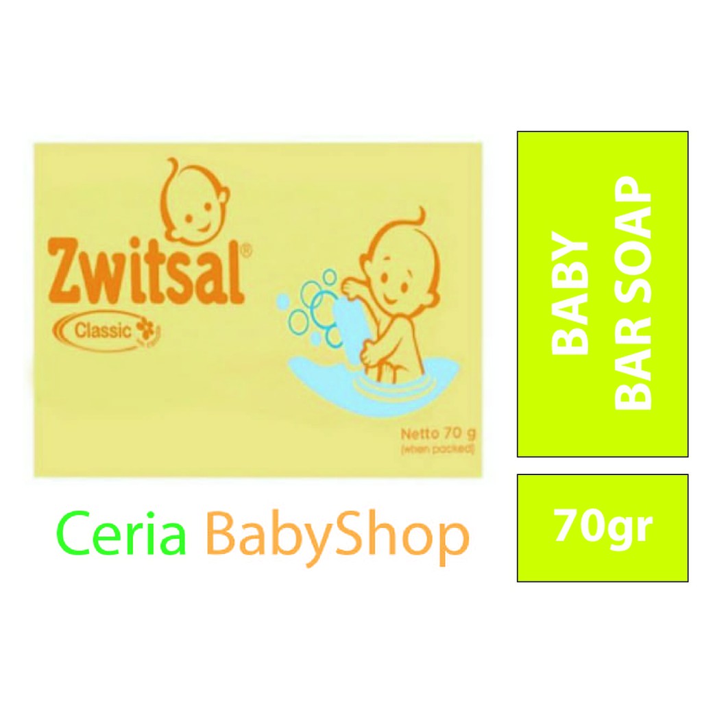 Jual Zwitsal Sabun Bayi Baby Soap Classic 70gr | Shopee Indonesia