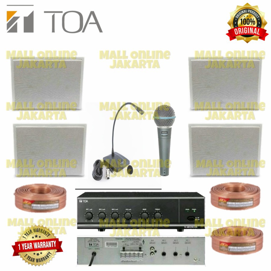 Jual Paket lengkap sound system toa indoor Original | Shopee Indonesia