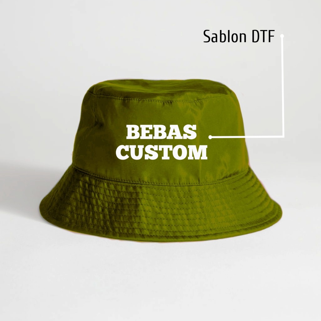 Jual Topi Bucket Hats Custom Desain Premium PRIA&WANITA Dewasa Topi ...