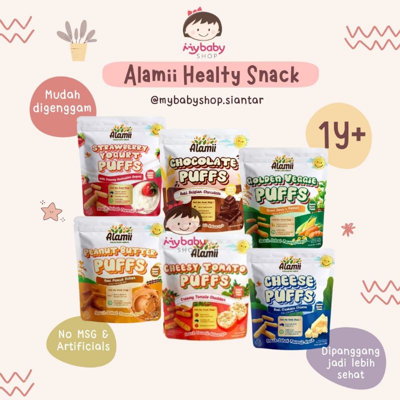 Jual ALAMII Puffs Snack Anak/Snack Sehat Anak/Cemilan Anak/Cemilan Bayi ...