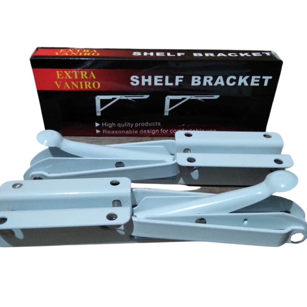 Jual Siku Rak Besi 10 inch Bracket Meja Lipat Penyanggah Folding Braket ...
