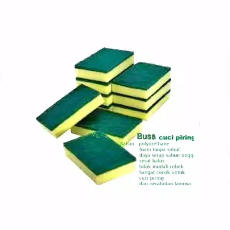 Jual LXX BUSA CUCI PIRING 2 SISI UKURAN BESAR SABUT SPONS SUPER MURAH ...