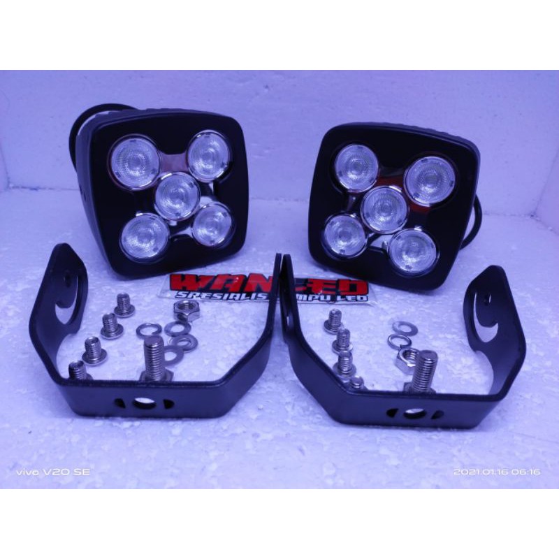 Jual Lampu sorot LED 50W 4 inch Truk Traktor Perahu Offroad 4X4 SUV ATV ...