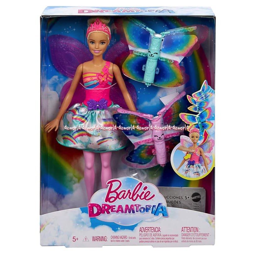 Jual Barbie Dreamtopia Flying Wing Fairy Boneka Berbi Dengan Baju Sayap ...