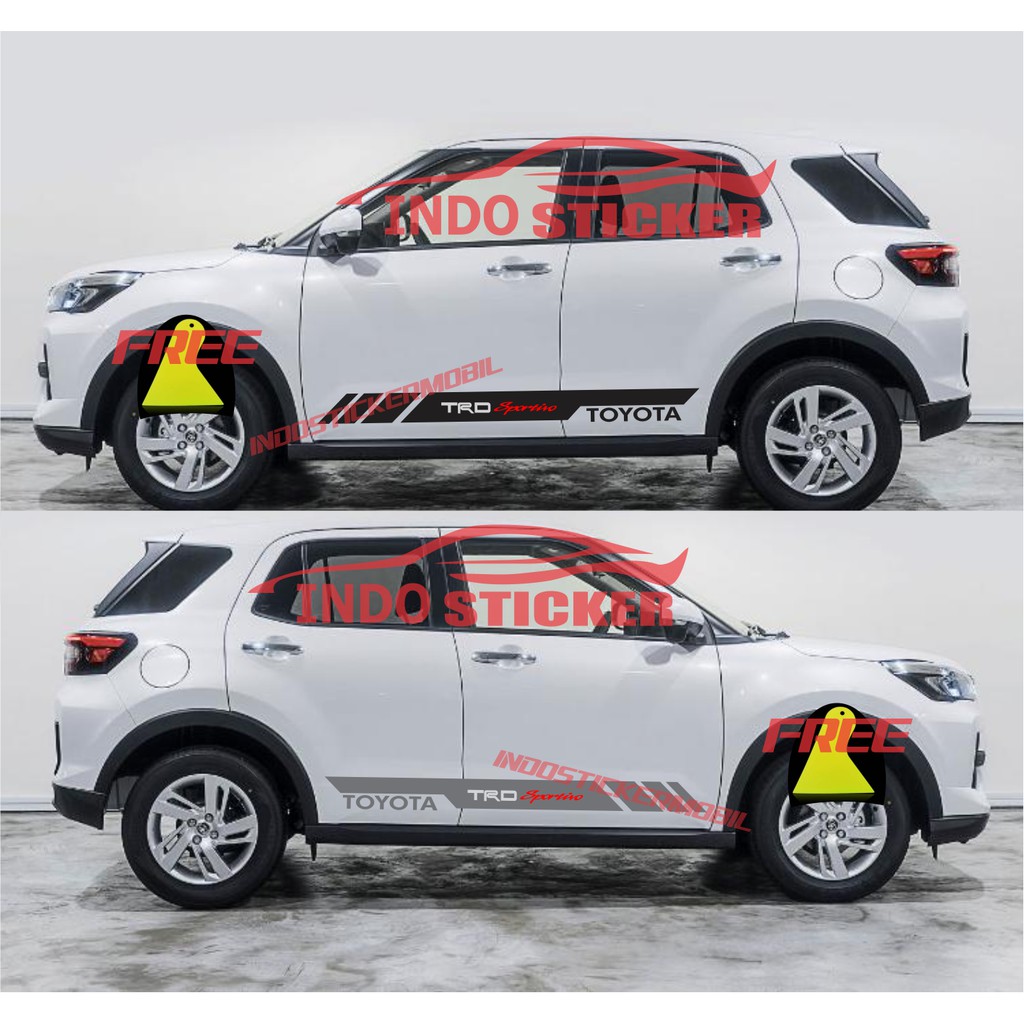 Jual sticker mobil raize striping sticker stiker mobil toyota raize ...