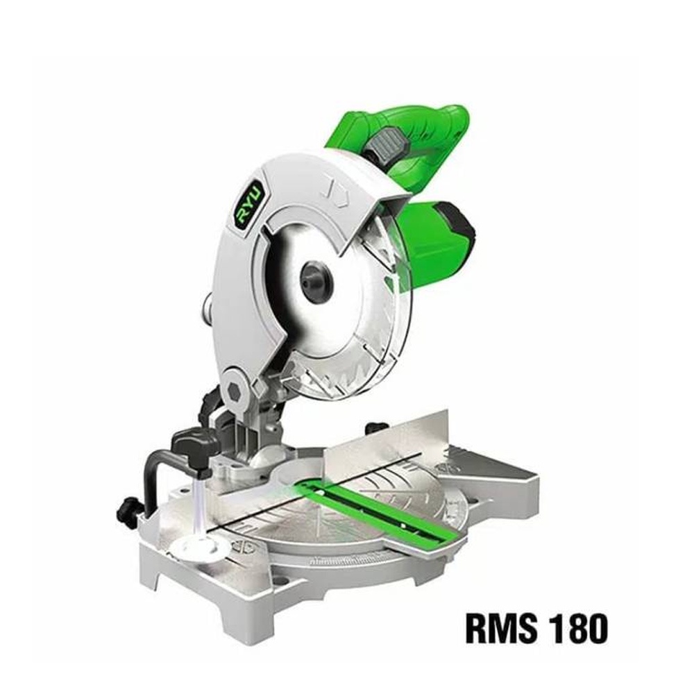 Jual RYU RMS 180 Mesin Potong Alumunium Kayu Miter Saw 7 inch Mesin ...