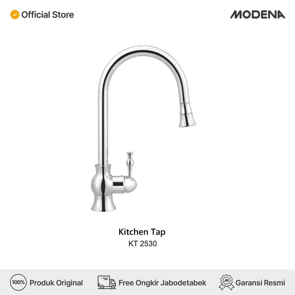 Jual MODENA Sink Tap - KT 2530 (adjustable spray) | Shopee Indonesia
