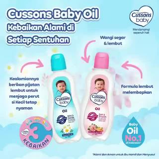 Jual Cussons Baby Oil 50ml+50ml 100ml+100ml/cusson baby oil Cussons Oil ...