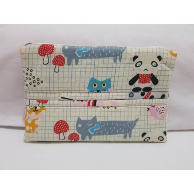 Jual Tempat Tissue Kain Sleting / Tissue Case (Include Tissue) | Shopee ...
